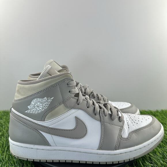 Jordan | Shoes | Air Jordan Mid Linen College Grey Mens Size 11 Gray ...